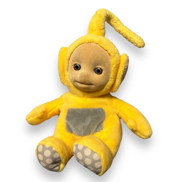 Toys | Teletubbies Lala Yellow Plush Character Doll Velvet Flocked Face Soft Toy | Poshmark